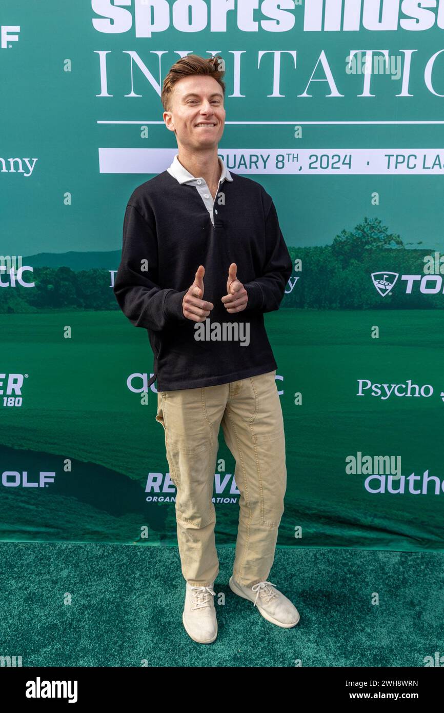 Las Vegas, USA. 08th Feb, 2024. Trevor Wallace, Comedian, attends the ...