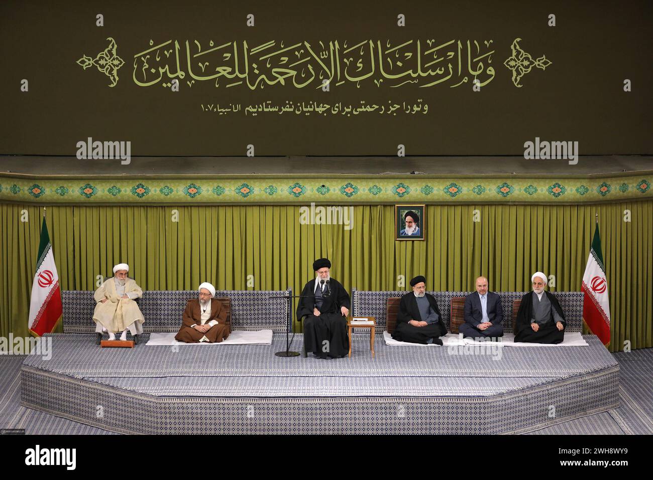 Tehran, Iran. 8th Feb, 2024. Iranian Supreme Leader Ayatollah ALI ...