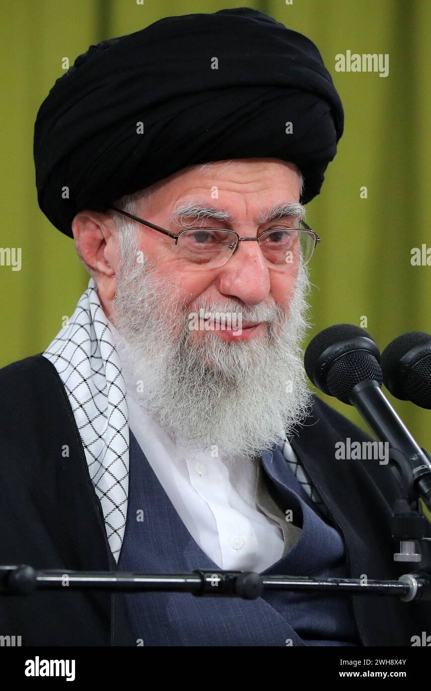 Tehran, Iran. 8th Feb, 2024. Iranian Supreme Leader Ayatollah ALI ...