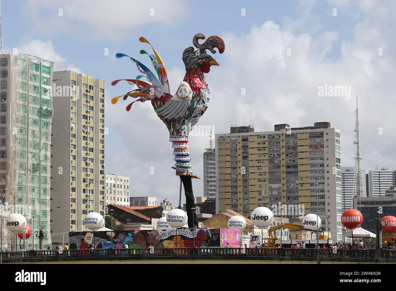 PE - RECIFE - 02/08/2024 - RECIFE, GALO DA MADRUGADA - View of the Galo ...