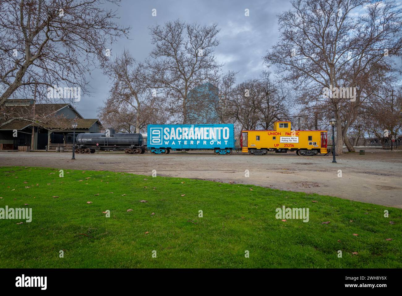 Old Town Sacramento Stock Photo - Alamy