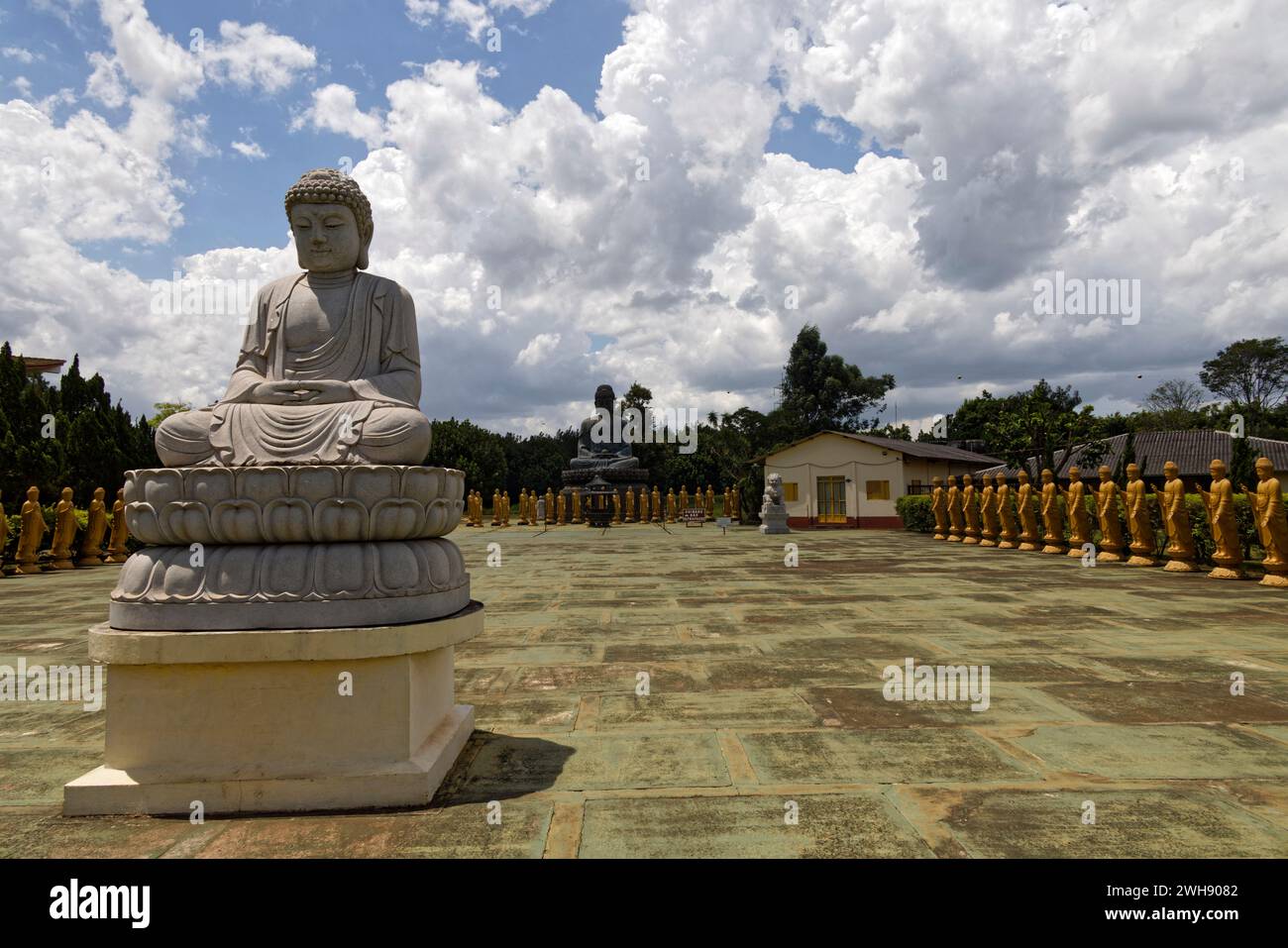 Foz do Iguaçu, Brazil. 18th Jan, 2024. View of Templo Budista Chen Tien ...