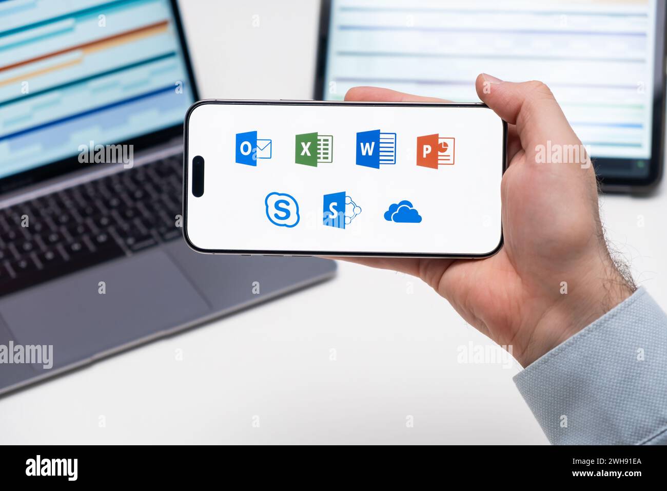 Microsoft project logo hi-res stock photography and images - Alamy