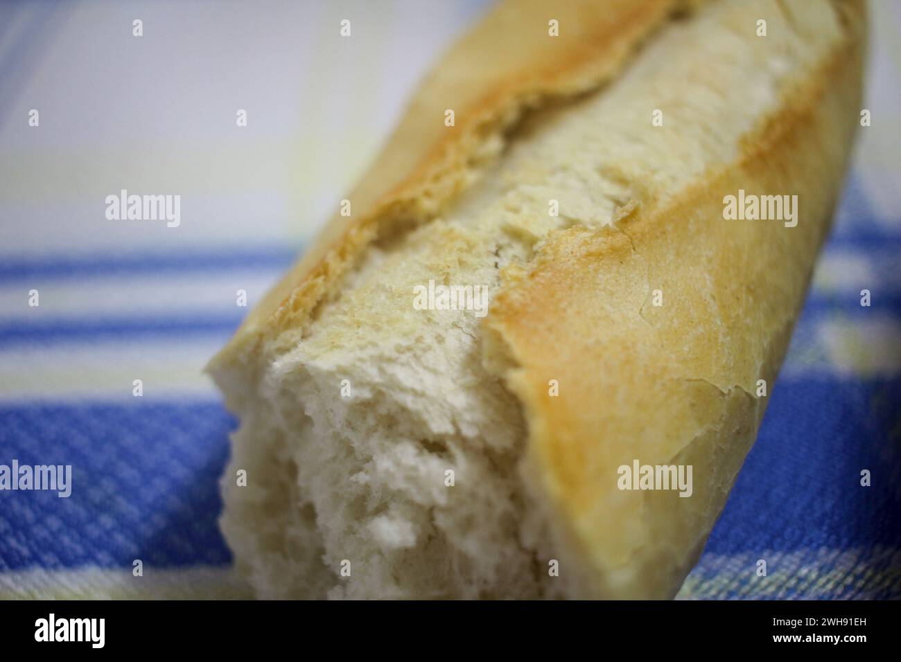 a loaf of bread for lunch at home Stock Photo - Alamy