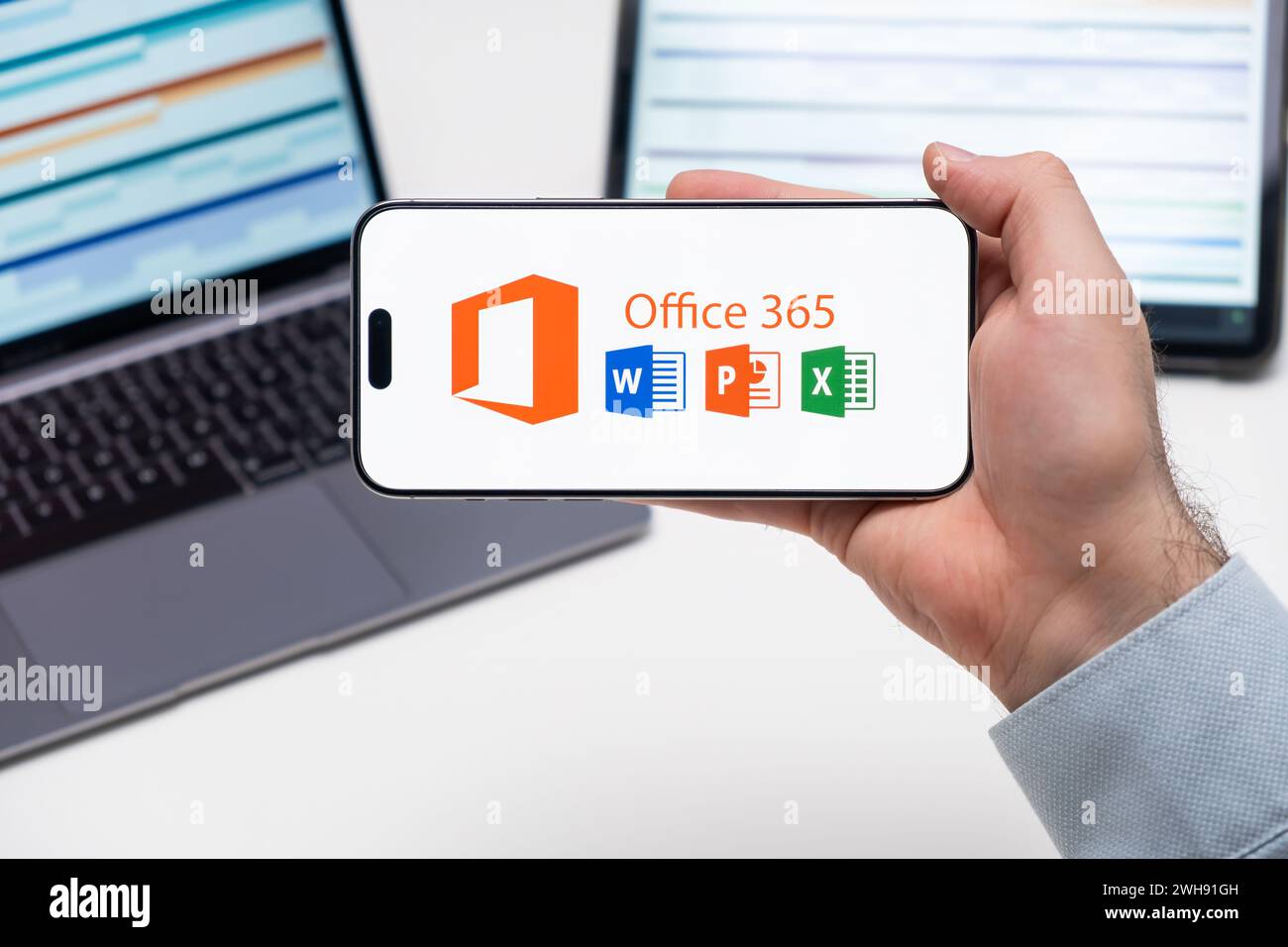 Microsoft office 365 background hi-res stock photography and images - Alamy