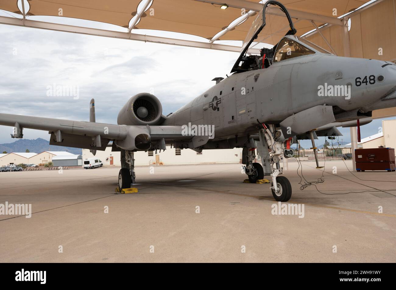 An A-10C Thunderbolt II aircraft prior to divestment at Davis-Monthan ...