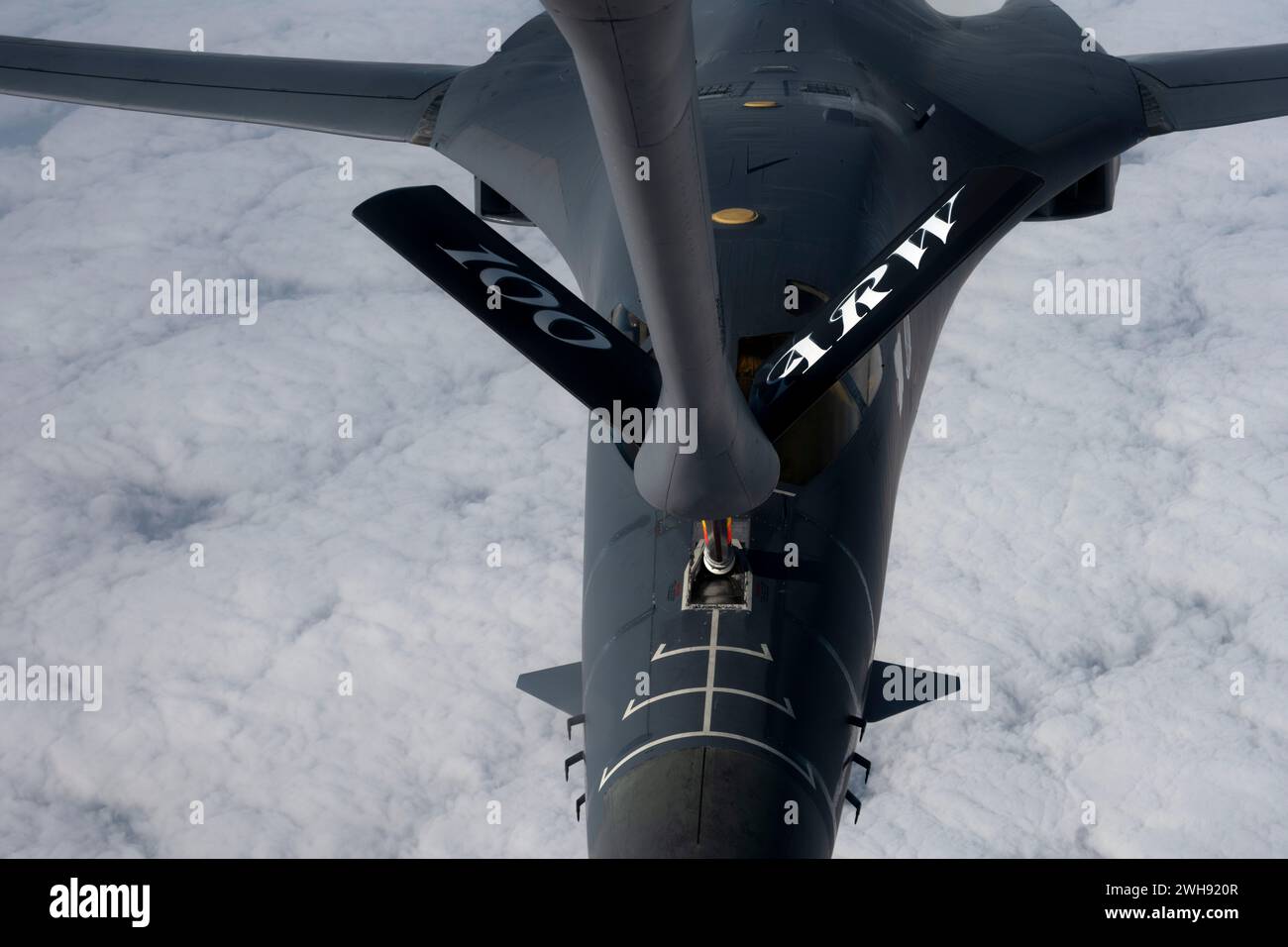 A U.S. Air Force B-1 Lancer from the 28th Bomb Wing, Ellsworth Air ...