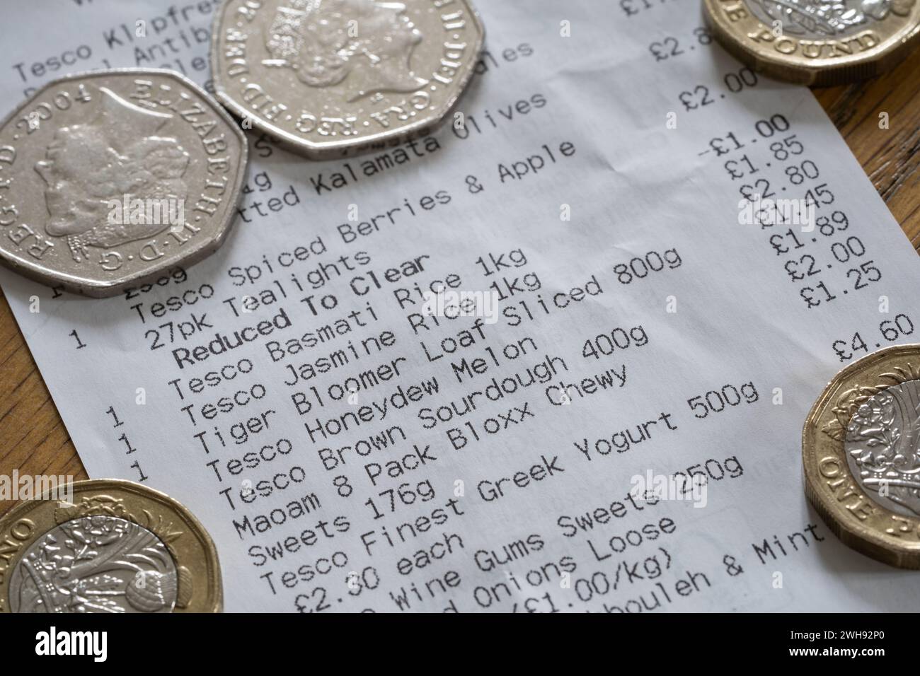 Itemised receipt hi-res stock photography and images - Alamy