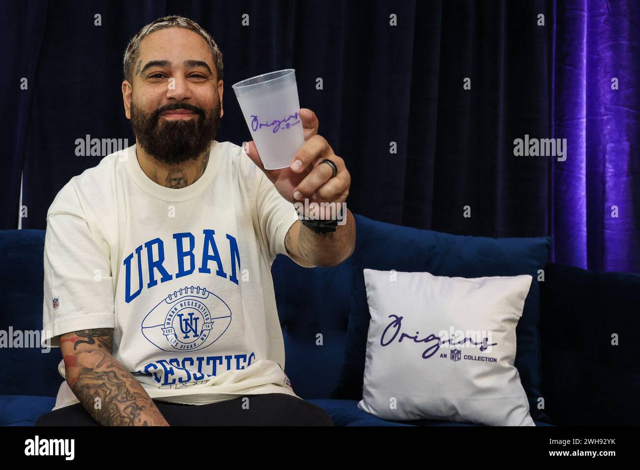 February 08, 2024: Jaysse Lopez, founder of Urban Necessities, poses ...