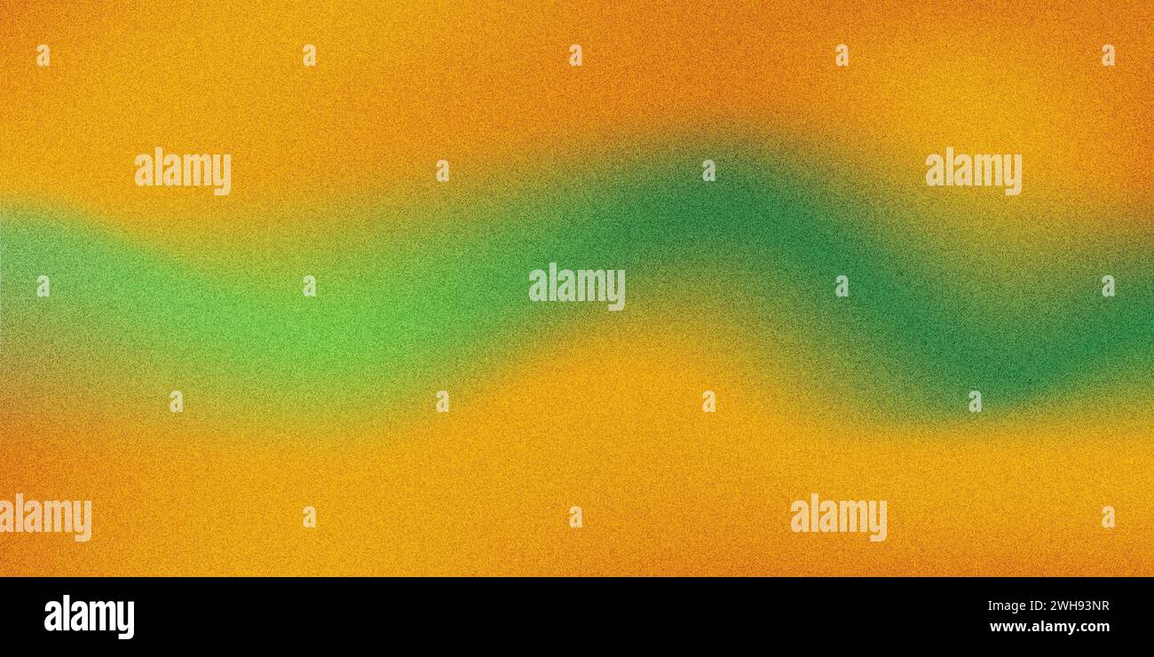 Grainy gradient simple color grain texture noise. Green wavy stripe on ...