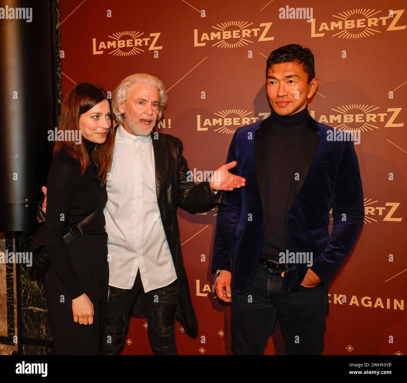 Dr. Hermann Buehlbecker, Rick Yune LAMBERTZ MONDAY NIGHT 2024 Chocolate ...