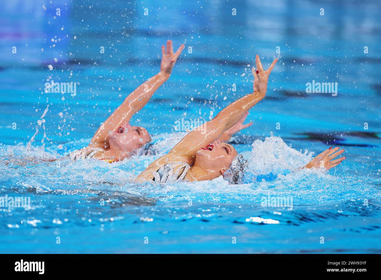 Doha, Qatar. 8th Feb, 2024. Kate Shortman & Isabelle Thorpe (GBR ...
