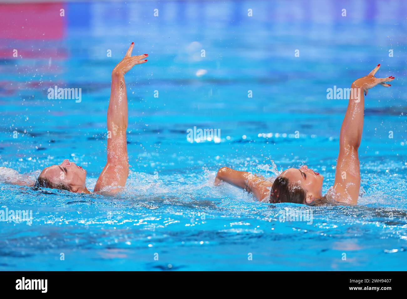 Doha, Qatar. 8th Feb, 2024. Kate Shortman & Isabelle Thorpe (GBR ...