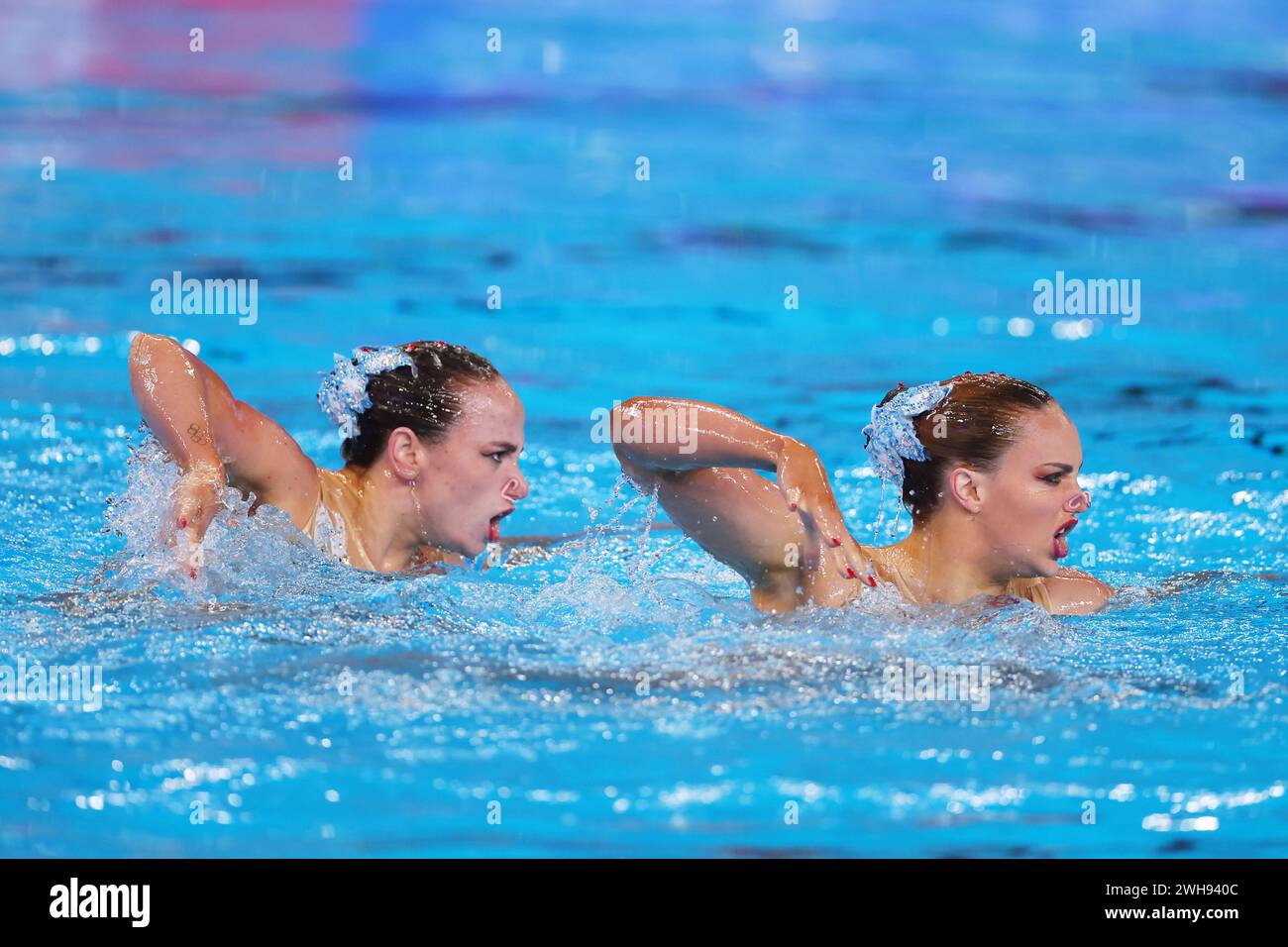 Doha, Qatar. 8th Feb, 2024. Kate Shortman & Isabelle Thorpe (GBR ...