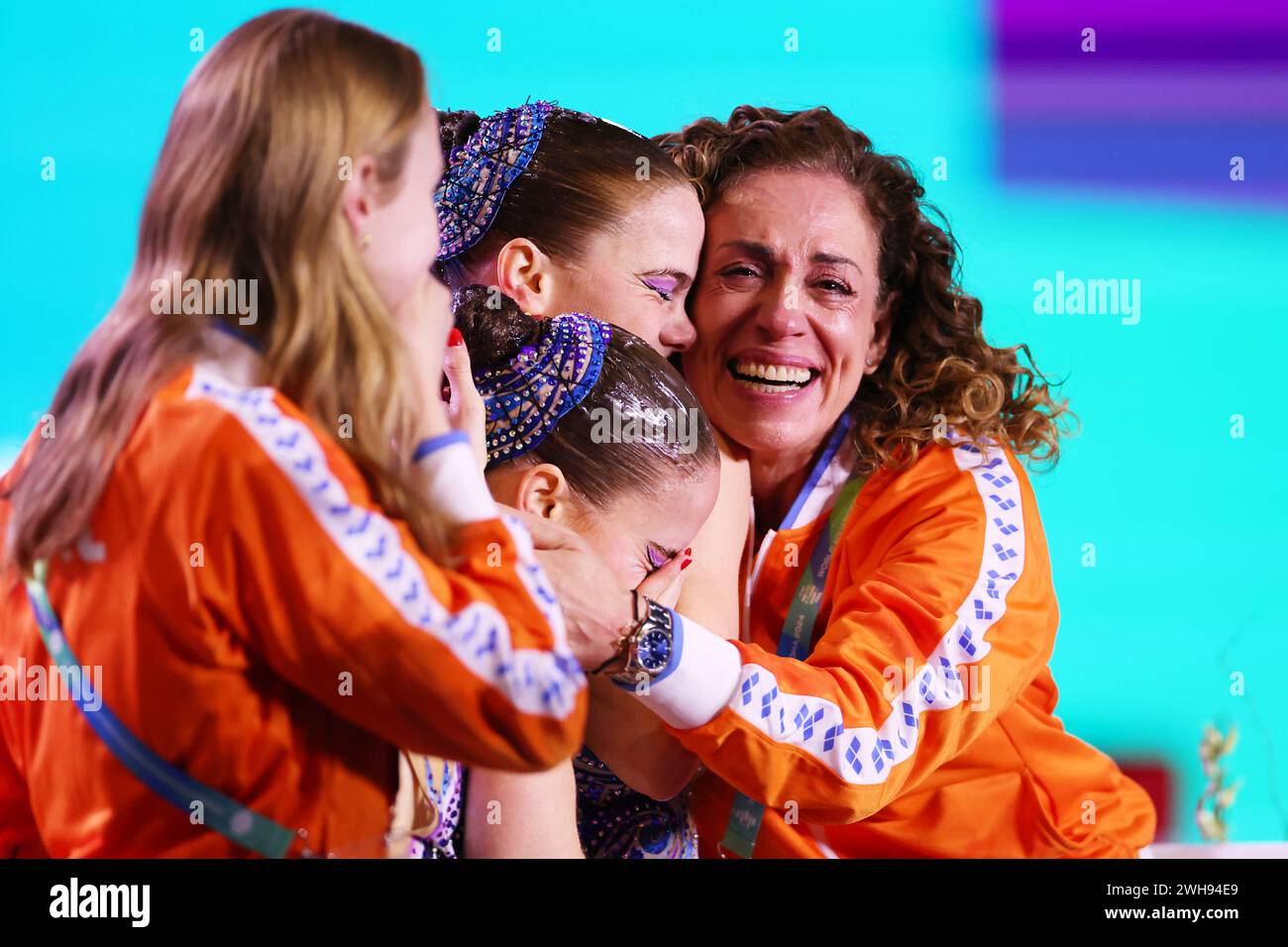 Doha, Qatar. 8th Feb, 2024. Bregje De Brouwer & Noortje De Brouwer (NED ...