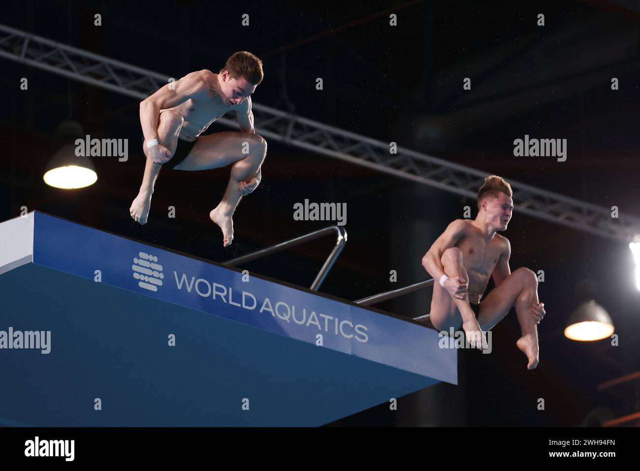 Doha, Qatar. 8th Feb, 2024. Oleksii Sereda & Kirill Boliukh (UKR ...