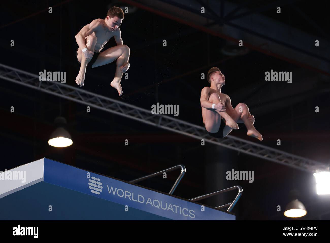 Doha, Qatar. 8th Feb, 2024. Oleksii Sereda & Kirill Boliukh (UKR ...