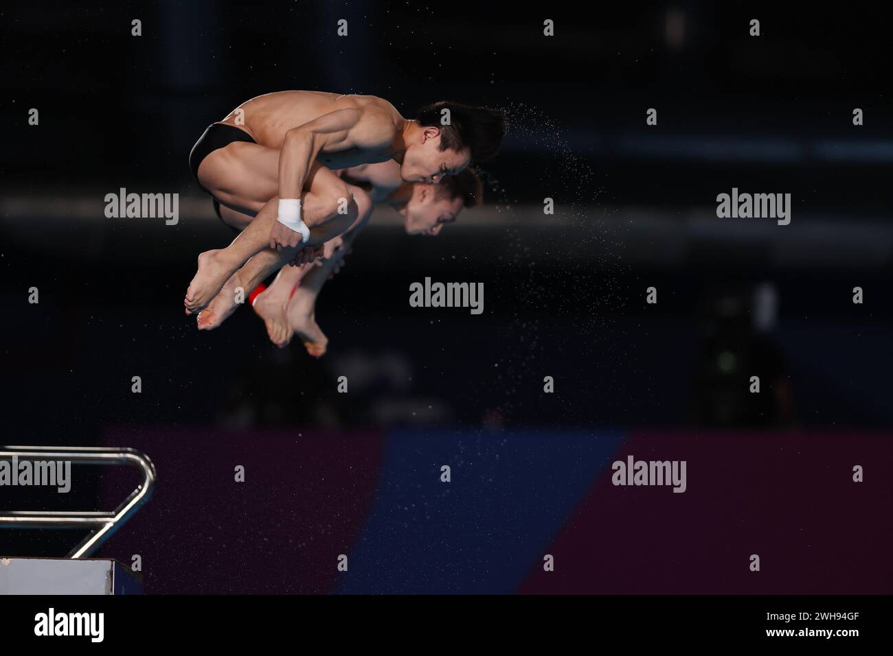 Doha, Qatar. 8th Feb, 2024. Junjie Lian & Hao Yang (CHN) Diving : World ...