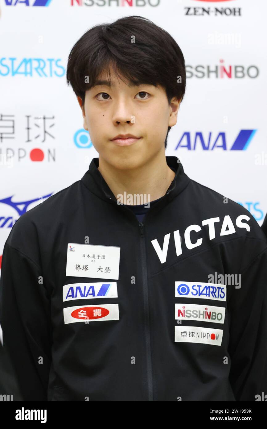 Tokyo, Japan. 8th Feb, 2024. Hiroto Shinozuka (JPN) Table Tennis ...