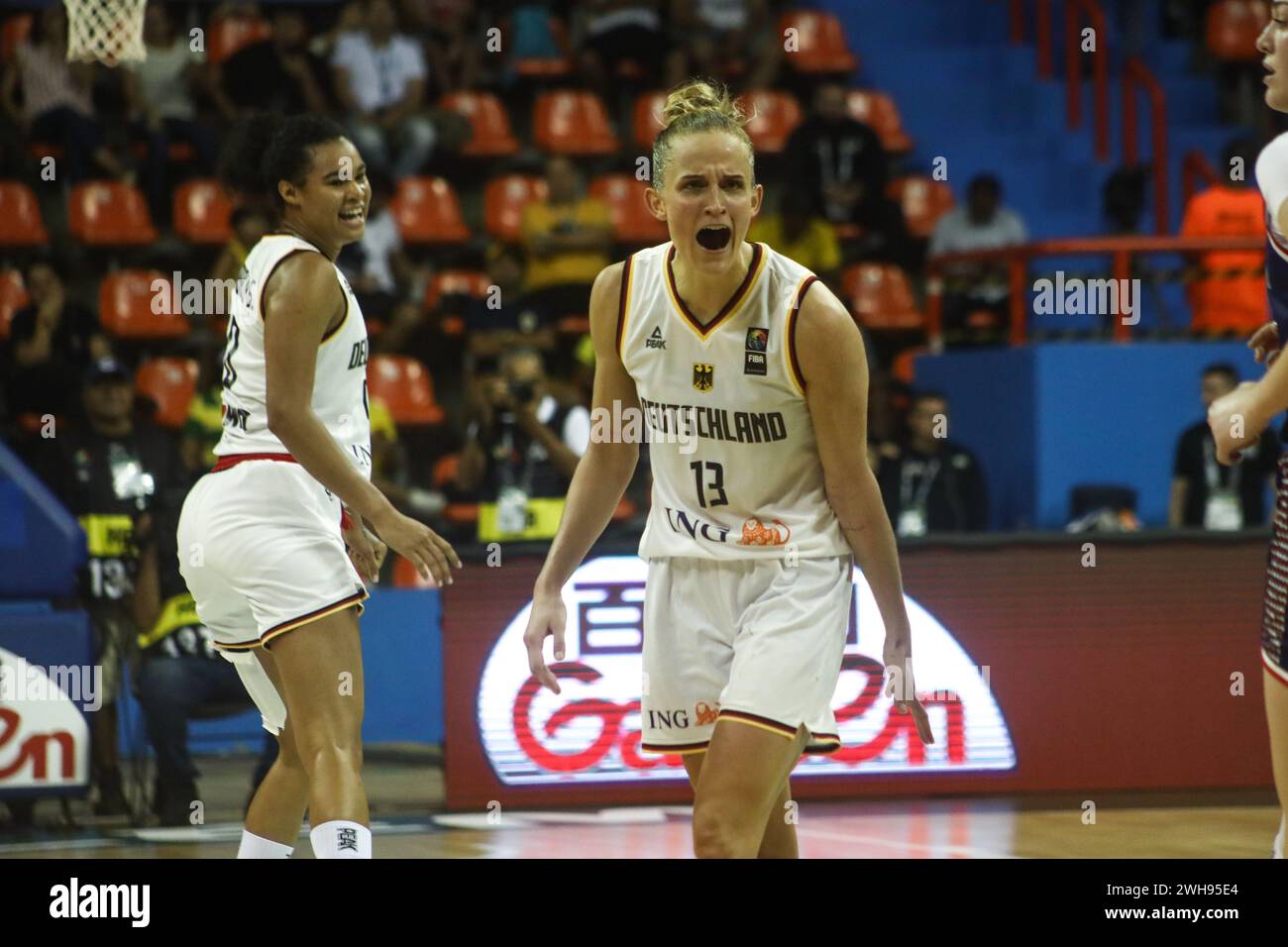 Belem, Brazil. 08th Feb, 2024. Basketball: Women, Olympic Qualification ...
