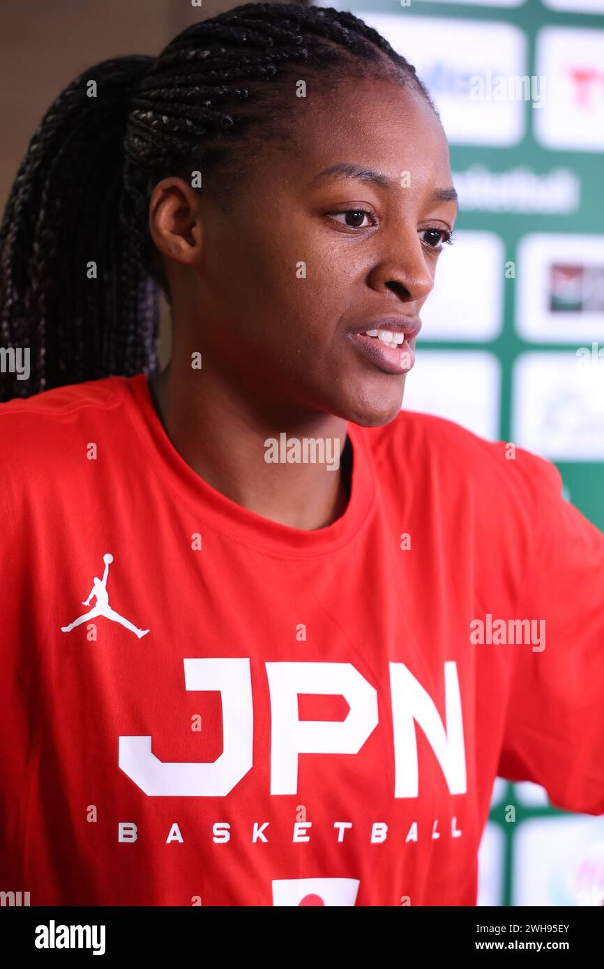 Sopron, Hungary. 7th Feb, 2024. Stephanie Mawuli (JPN) Basketball ...