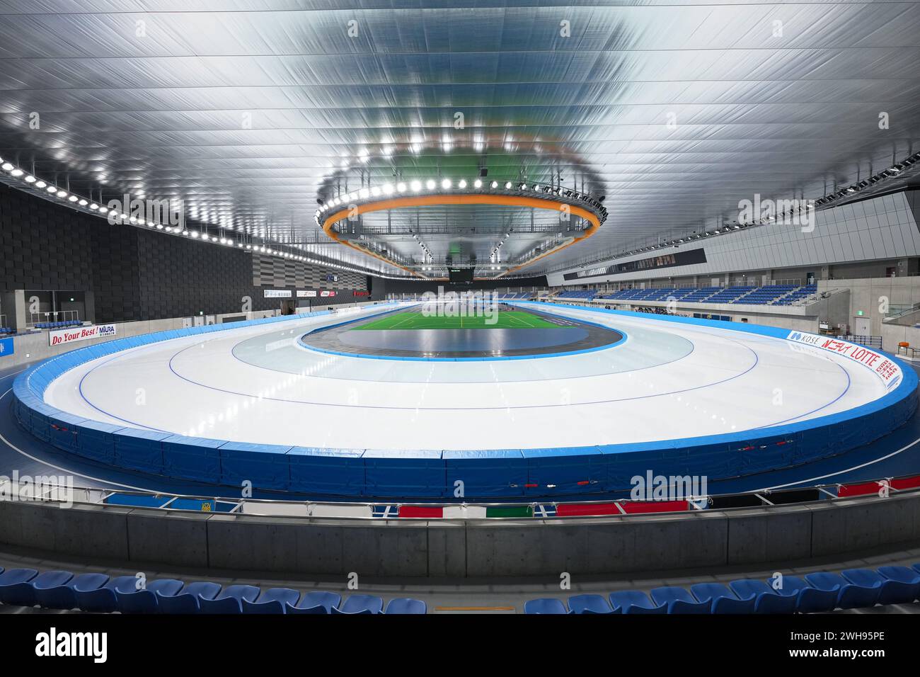 Aomori, Japan. 8th Feb, 2024. General view Speed Skating : ISU World ...