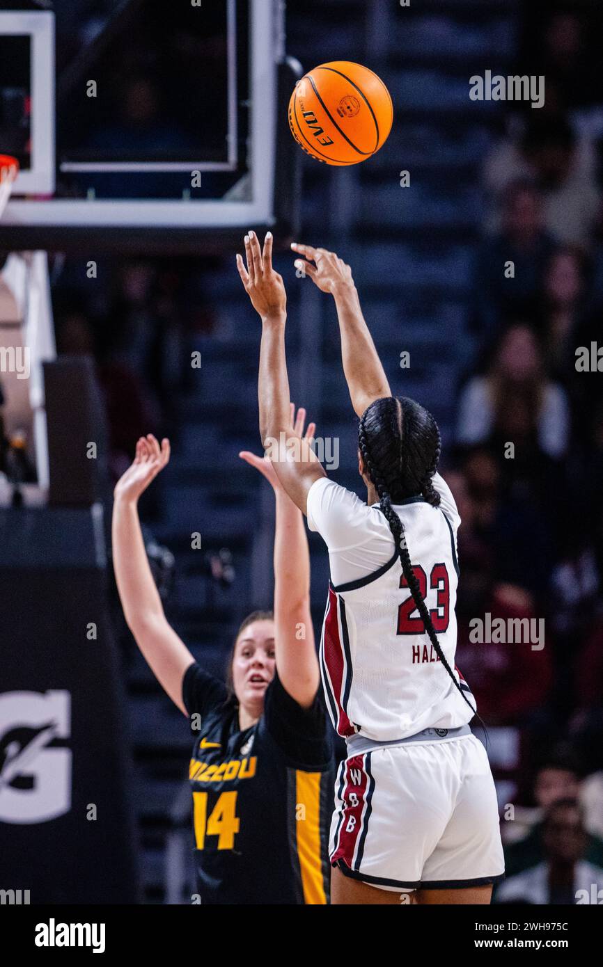 Columbia, SC, USA. 8th Feb, 2024. South Carolina Gamecocks guard Bree ...