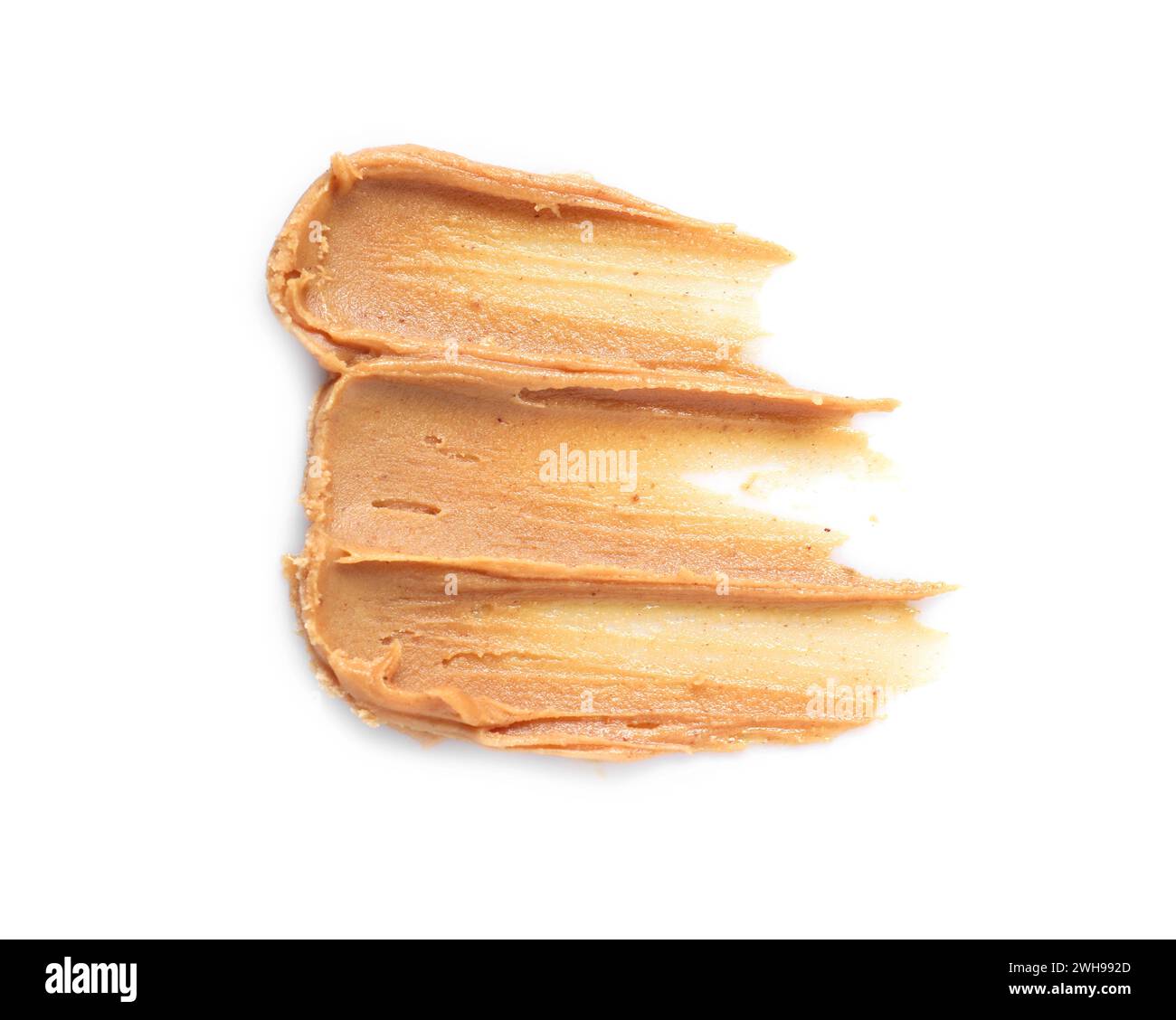 Peanut creamy paste smears hi-res stock photography and images - Alamy