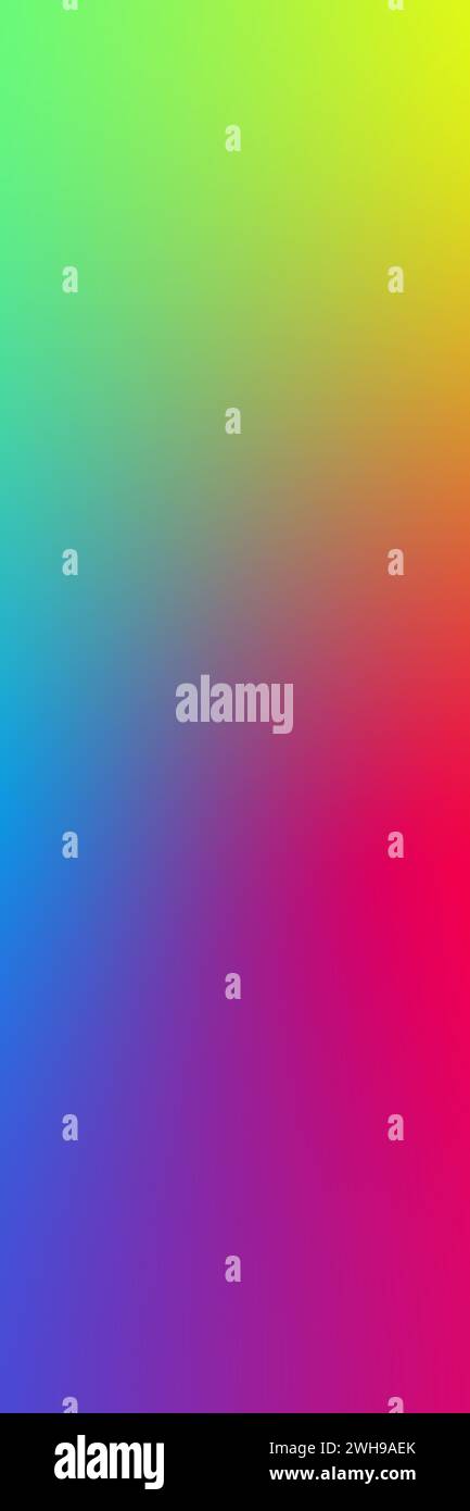Colorful trendy dreamy gradient printable bookmark Stock Photo - Alamy
