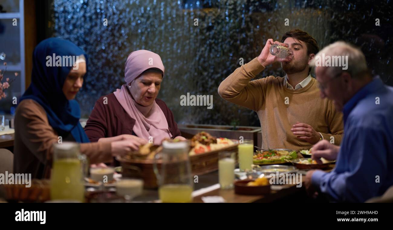 A modern and traditional European Islamic family comes together for ...
