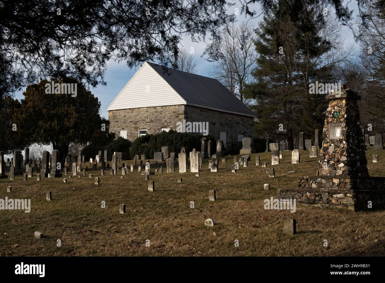 UNITED STATES - 02-08-2024: Old Stone Church, also known as Green ...