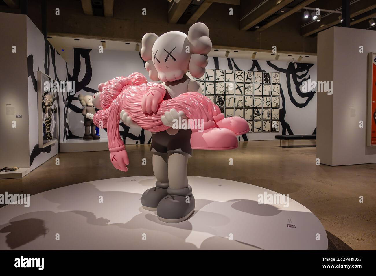 Artwork "Gone" by cartoon figure and pop culture American artist Brian ...