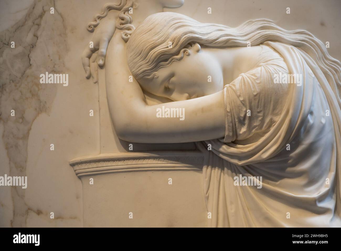 Possagno, Italy - June 2022: funeral sculpture by Antonio Canova ...