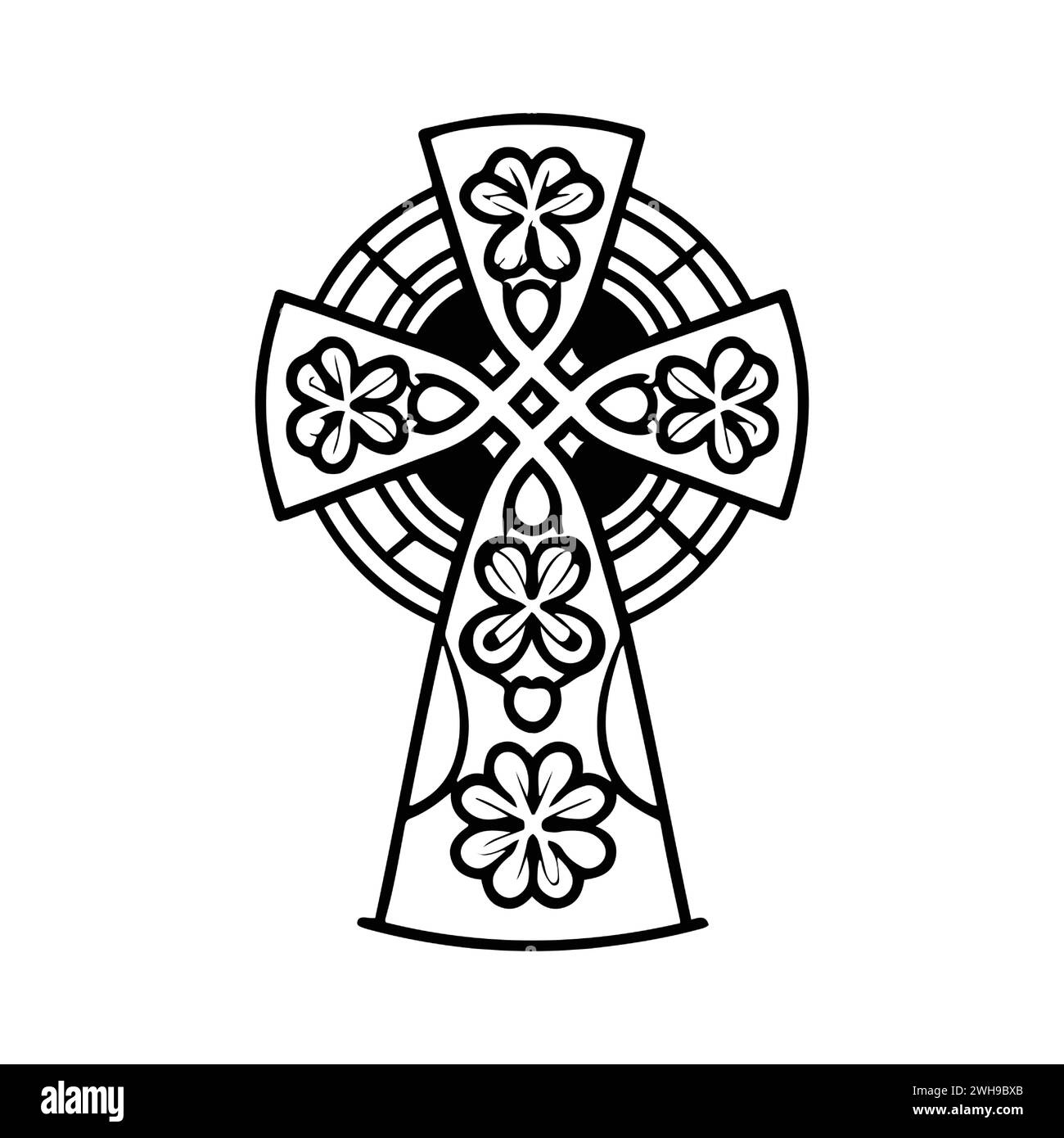 Celtic cross stone Stock Vector Images - Alamy
