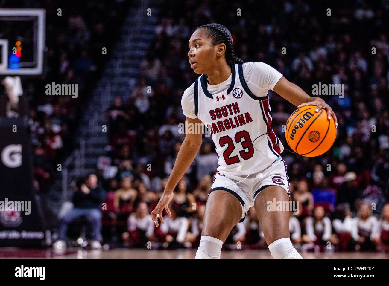 Columbia, SC, USA. 8th Feb, 2024. South Carolina Gamecocks guard Bree ...