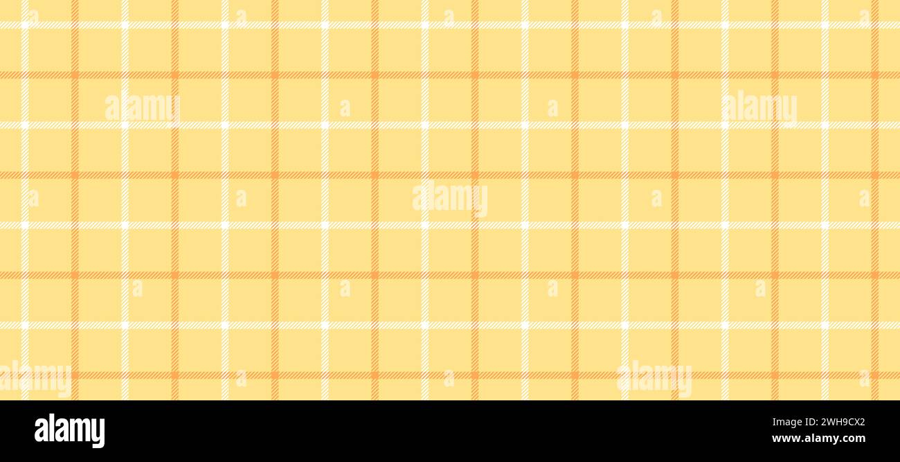 Seamless yellow windowpane pattern. Checkered plaid repeating ...
