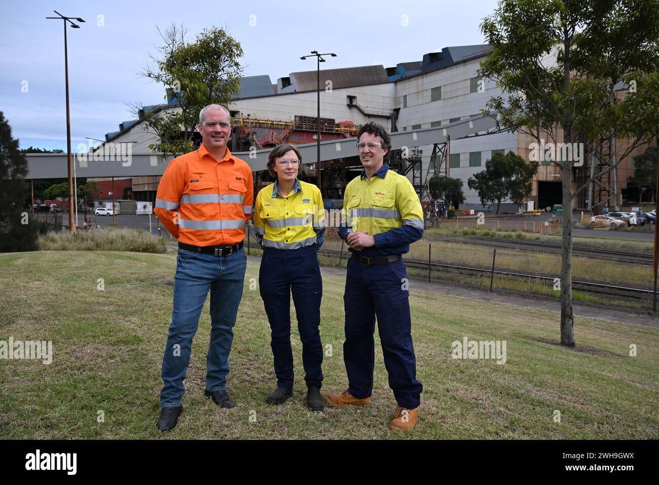 BHP WAIO Asset President, Tim Day (left), Rio Tinto CEO Iron Ore, Simon ...
