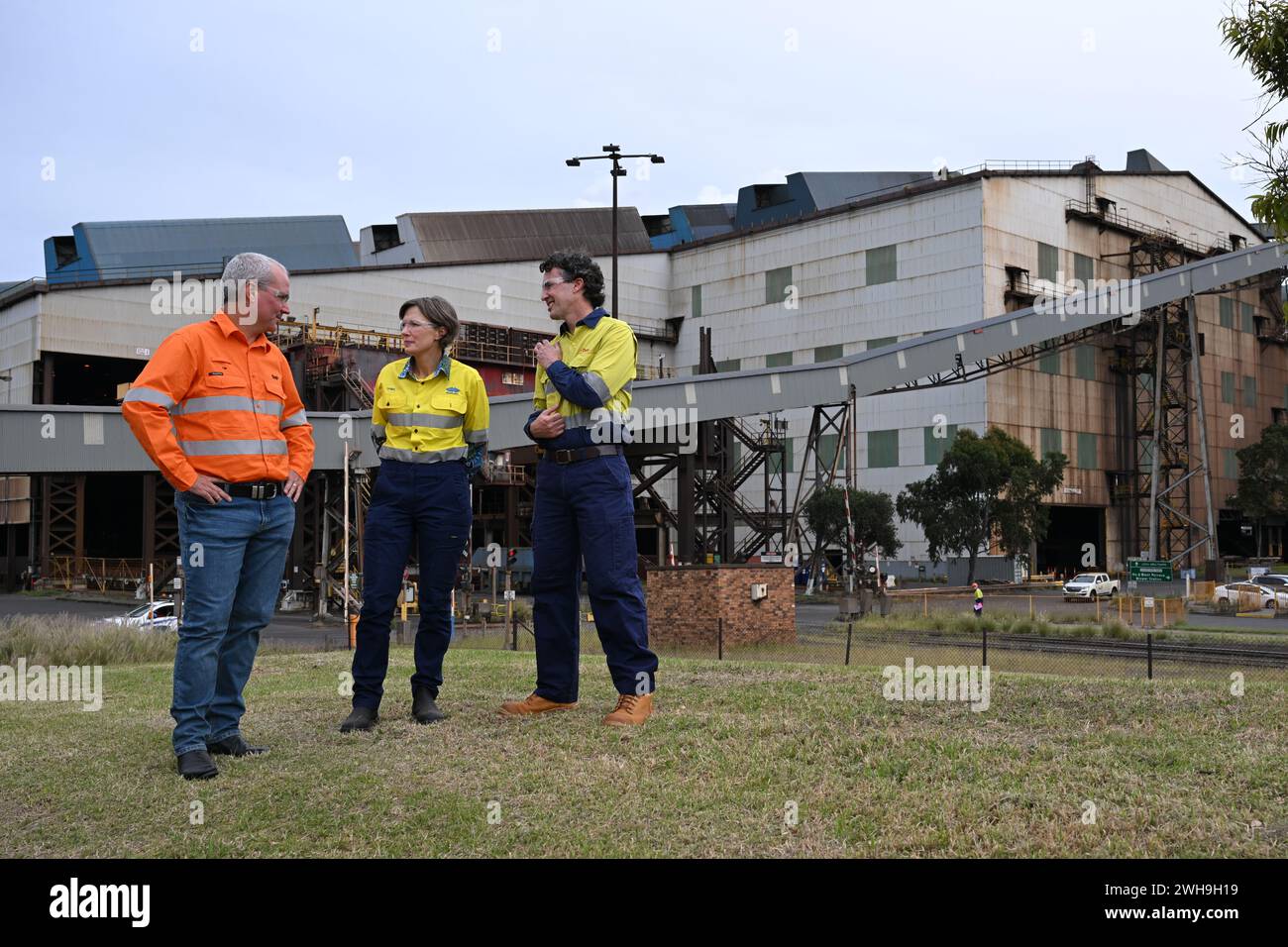 BHP WAIO Asset President, Tim Day (left), Rio Tinto CEO Iron Ore, Simon ...