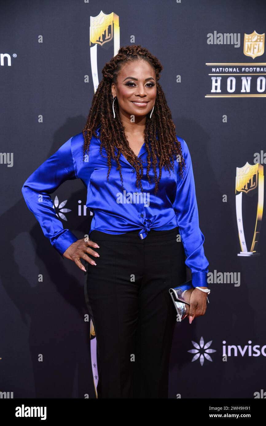 Las Vegas, USA. 08th Feb, 2024. Monique Brown walking on the red carpet ...