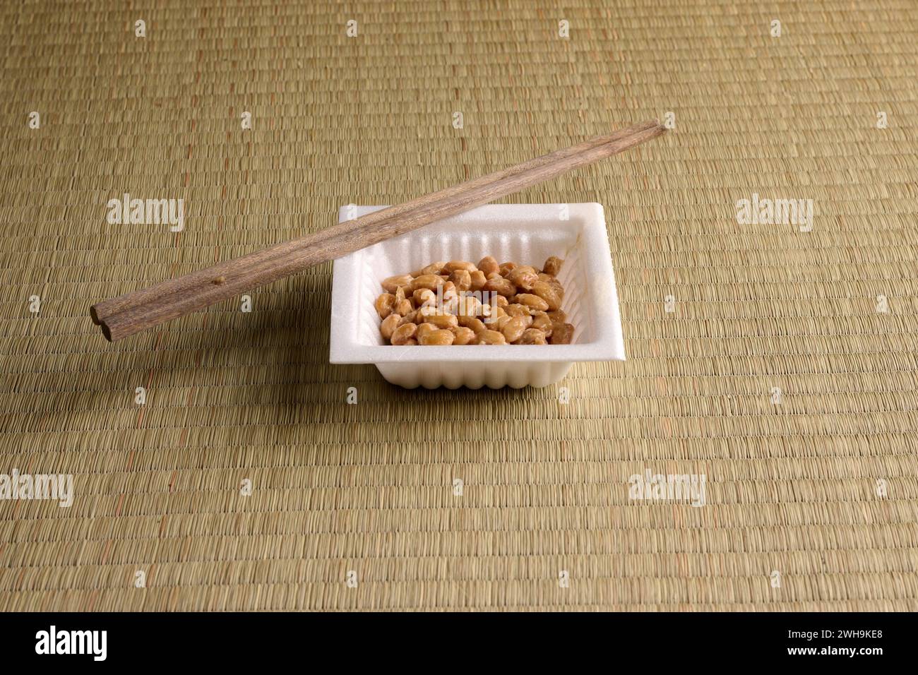 Japanese Natto Soybean with Chopsticks Stock Photo - Alamy