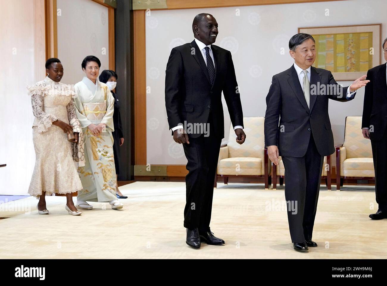 William Samoei Ruto, President of Kenya, and his spouse Rachel Ruto ...