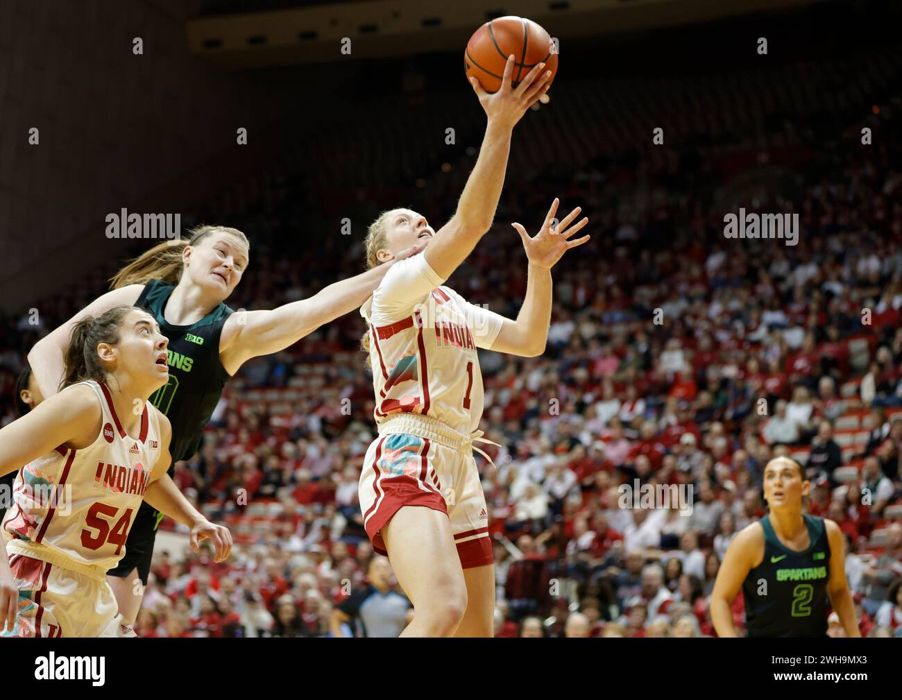 Bloomington, USA. 08th Feb, 2024. BLOOMINGTON, INDIANA - FEBRUARY 8 ...