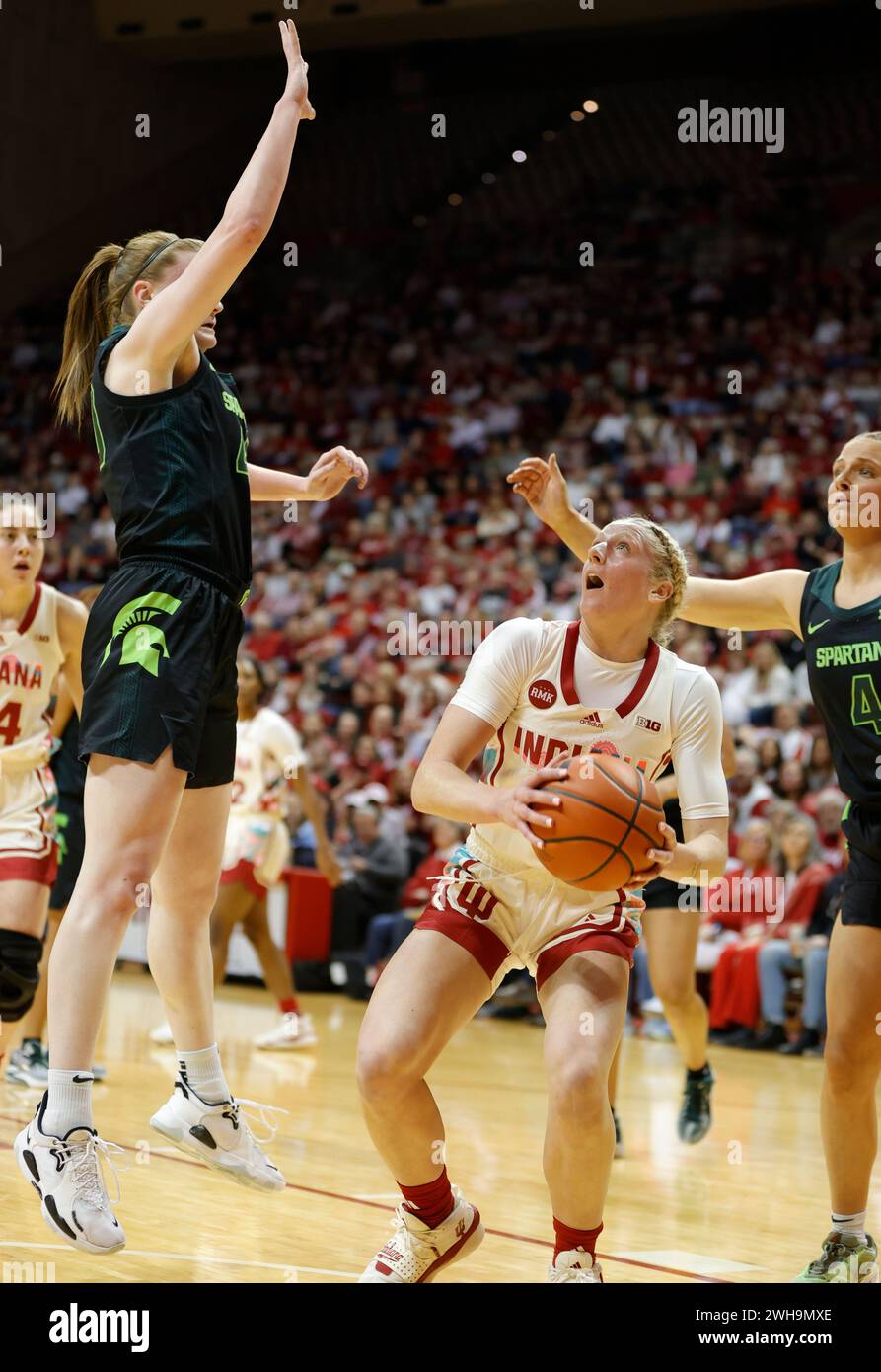 Bloomington, USA. 08th Feb, 2024. BLOOMINGTON, INDIANA - FEBRUARY 8 ...