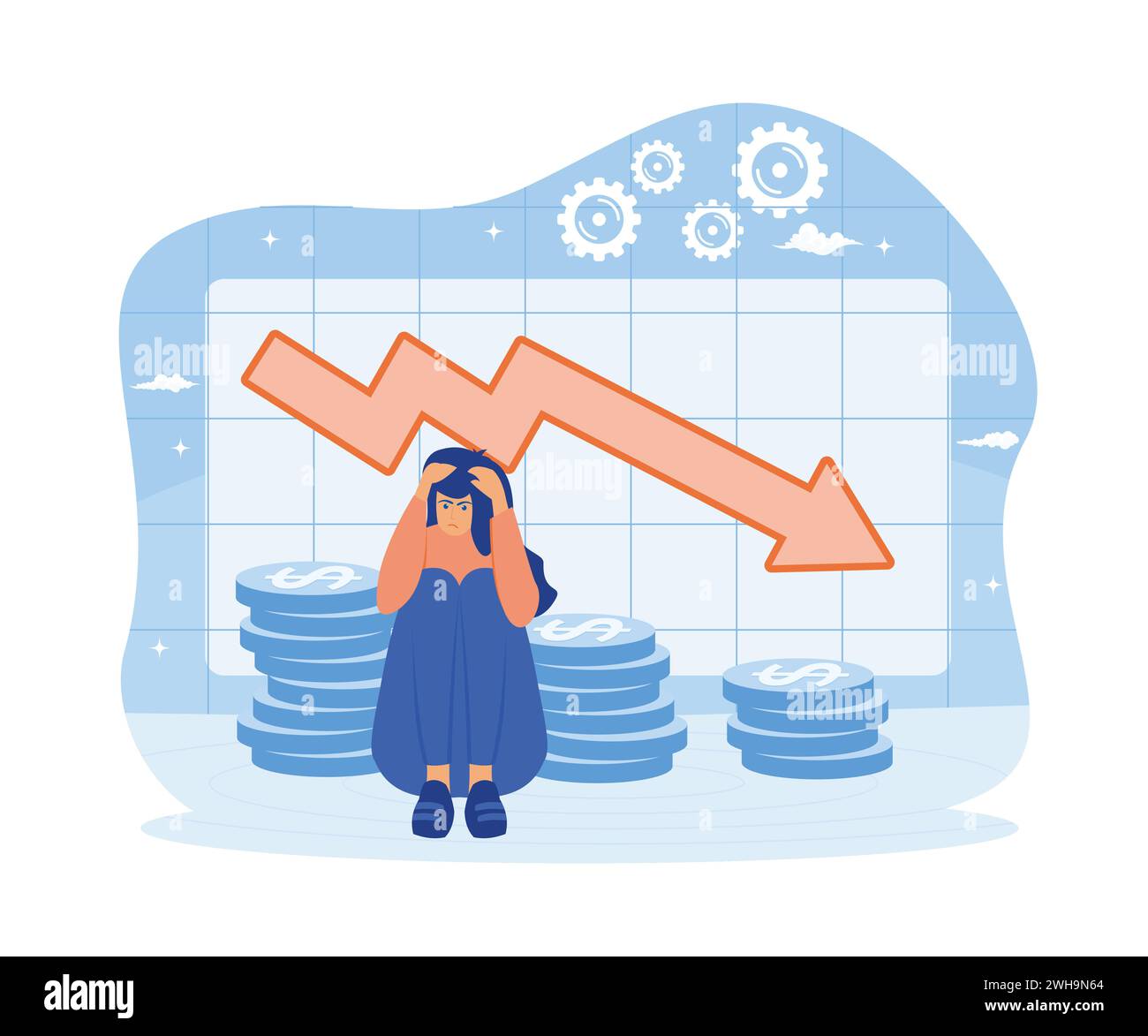 Failed trading Stock Vector Images - Alamy