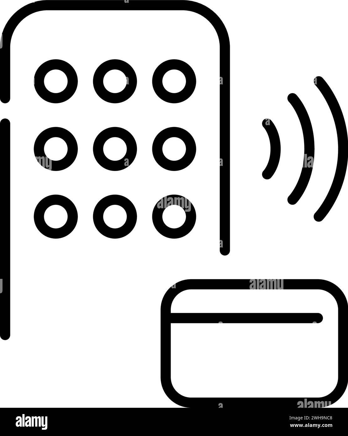 Rfid lock Stock Vector Images - Alamy