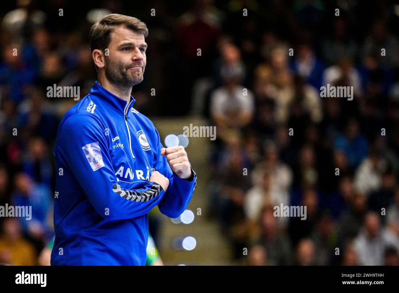 07 February 2024, Baden-Württemberg, Göppingen: Handball: 1st ...