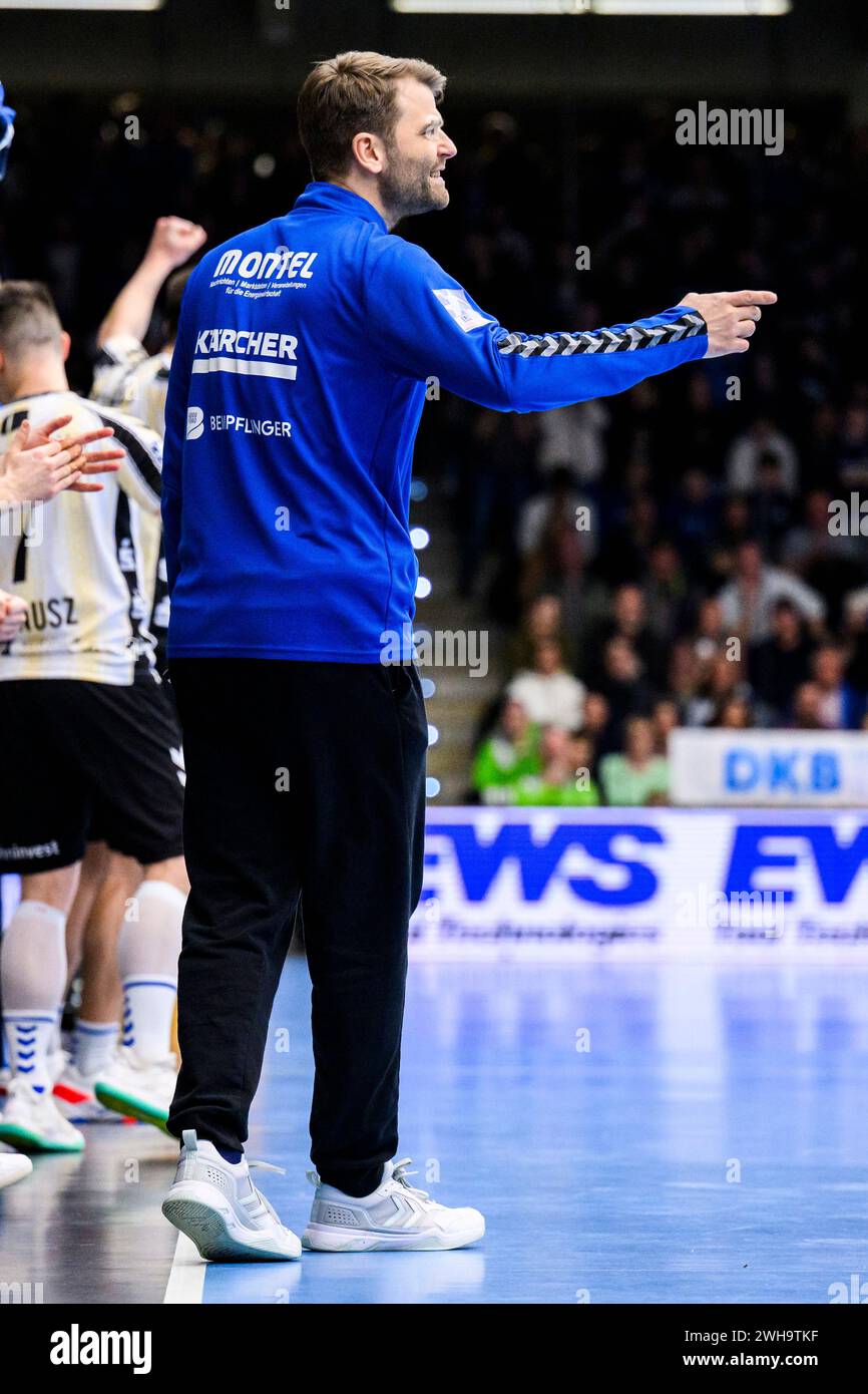 07 February 2024, Baden-Württemberg, Göppingen: Handball: 1st ...