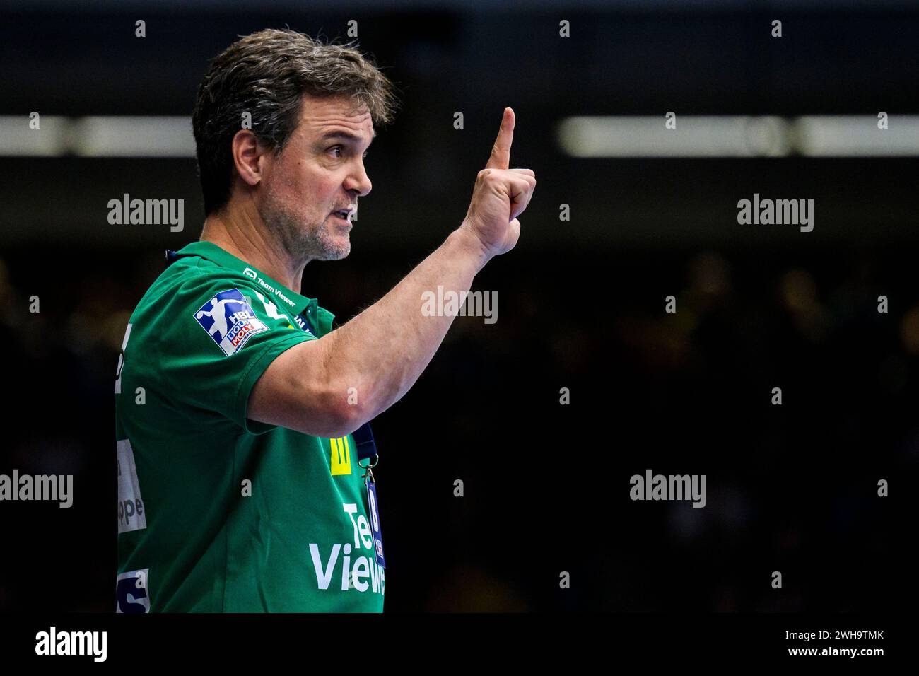 07 February 2024, Baden-Württemberg, Göppingen: Handball: 1st ...