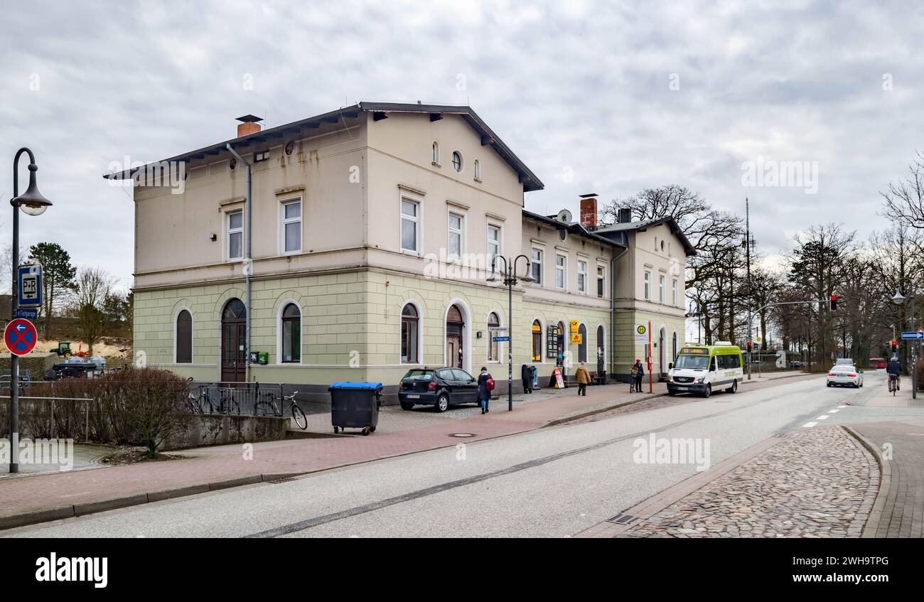 07 February 2024, Schleswig-Holstein, Bargteheide: View of Bargteheide ...