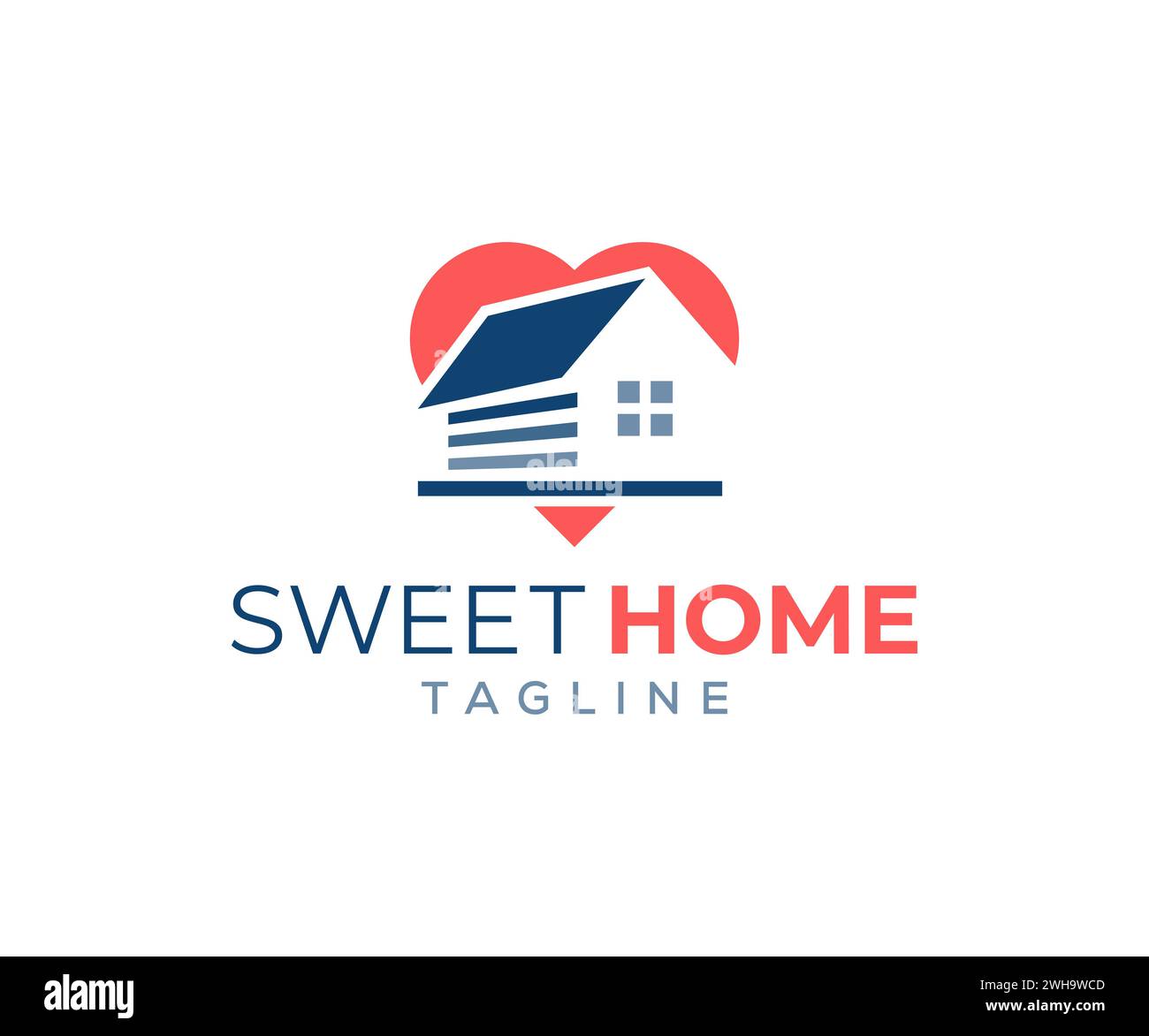 Sweet home concept Stock Vector Images - Alamy